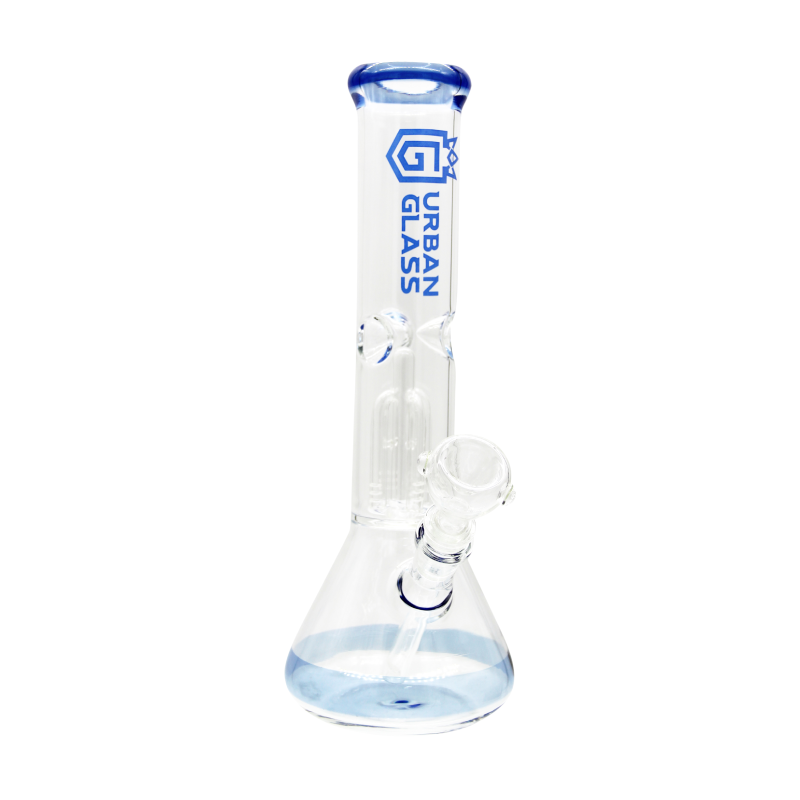 12'' URBAN GLASS 4 ARM BEAKER | Gotham Distro