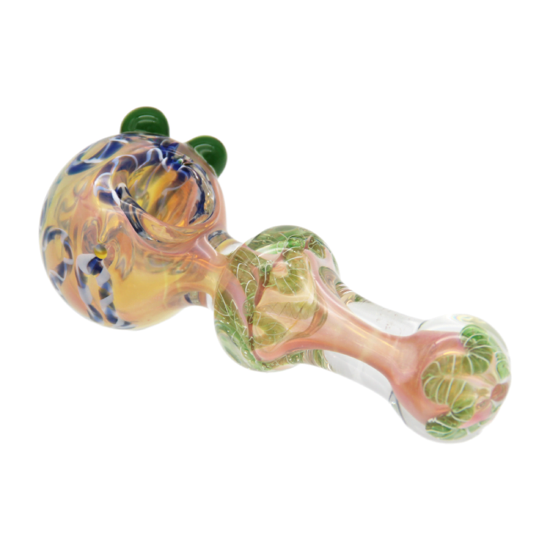 4'' GOLD SPIRAL HAND PIPE | Gotham Distro
