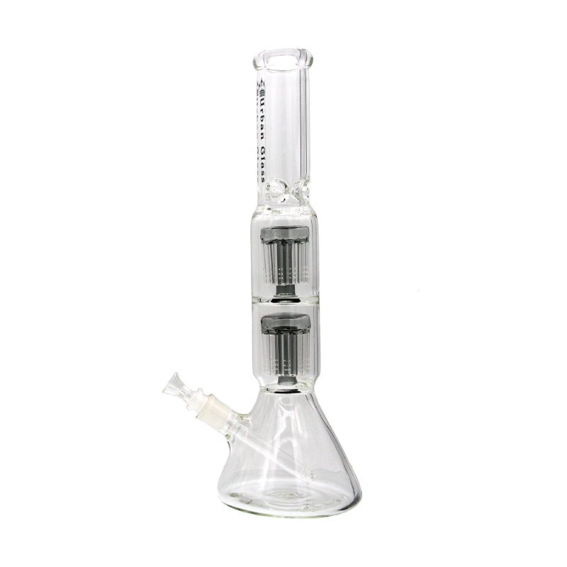 18'' DOUBLE TREE BEAKER WATERPIPE | Gotham Distro