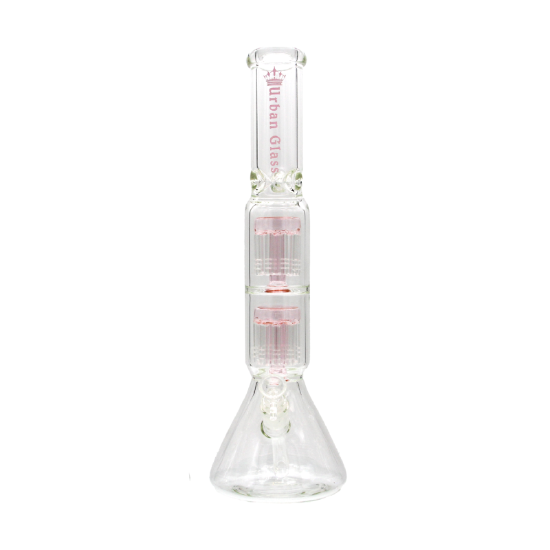 18'' DOUBLE TREE BEAKER WATERPIPE | Gotham Distro