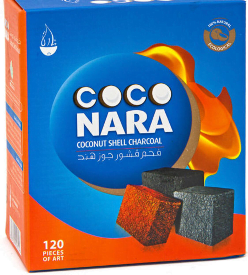 Coco Nara Charcoal 120ct Coconut Shell Charcoal – Gotham Distro X OB ...