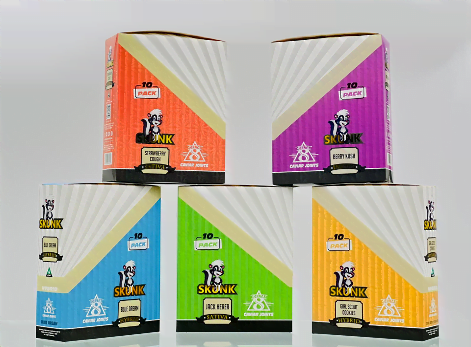 SKUNK DELTA 8 PRE ROLL 10CT JACK HERER – Gotham Distro X OB Wholesale