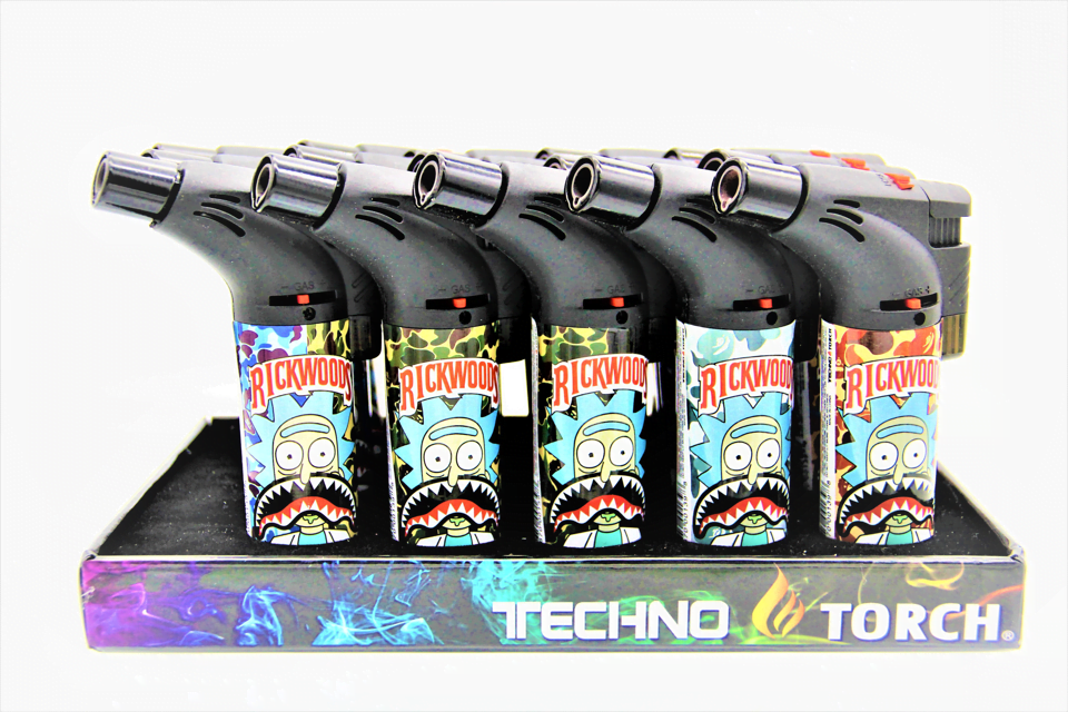 BW RM SLANT TORCH LIGHTER 15 Pieces per display – Gotham Distro X OB ...