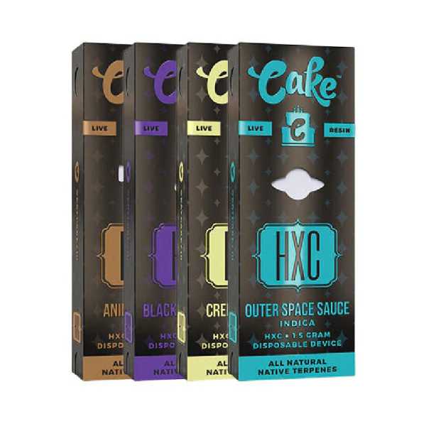 CAKE HXC 1.5GM DISPOSABLE - BOX OF 5 | Gotham Distro