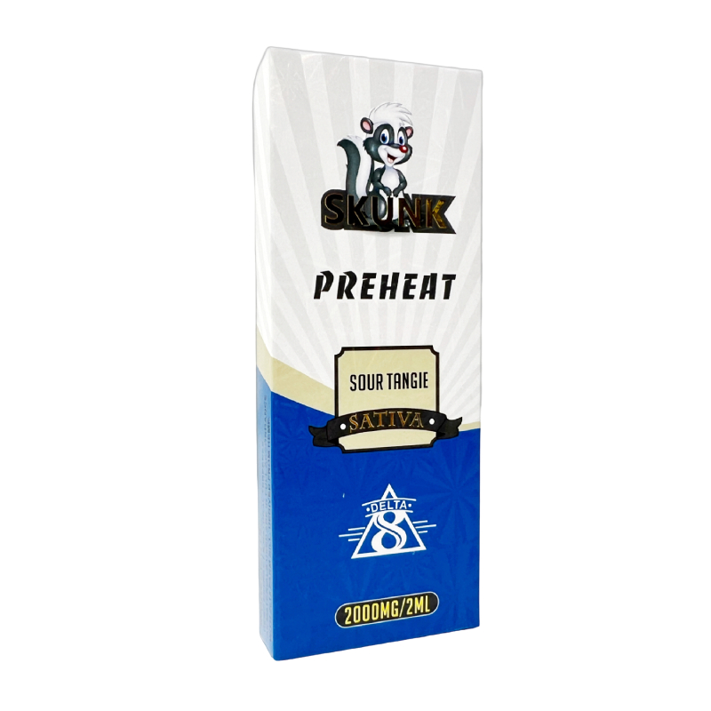 SKUNK D8 PRE HEAT 2000MG DISPOSABLE – BOX OF 10 – Gotham Distro X OB ...