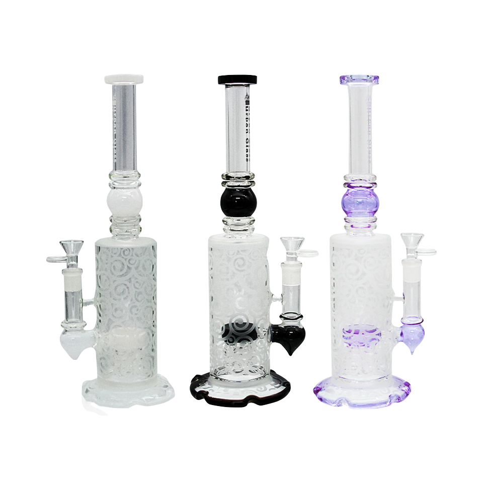 12″ URBAN GLASS WATERPIPE – Gotham Distro X OB Wholesale