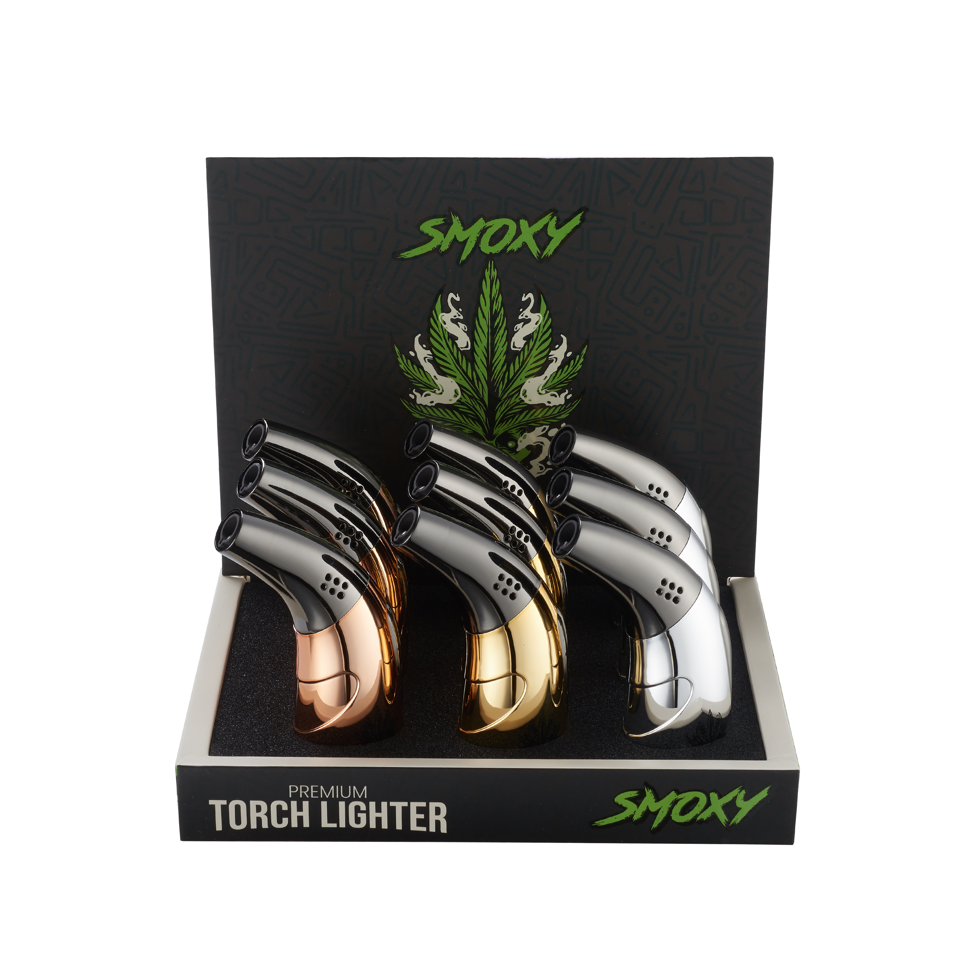 SMOXY TRCH LIGHTER CURVE 9CT DISPLAY | Gotham Distro