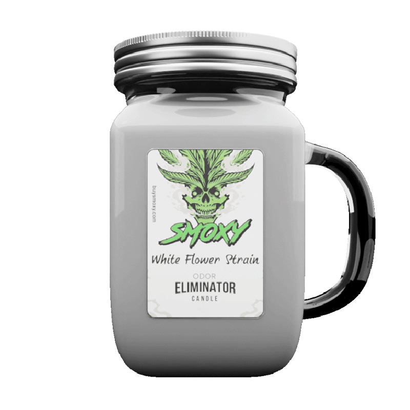 SMOXY CANDLE 13OZ WHITE FLOWER STRAIN | Gotham Distro