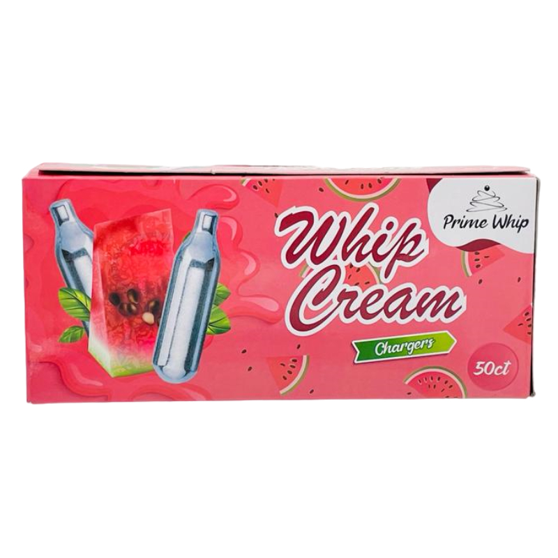 PRIME WHIP CREAM CHARGER WATERMELON 12 X 50 | Gotham Distro