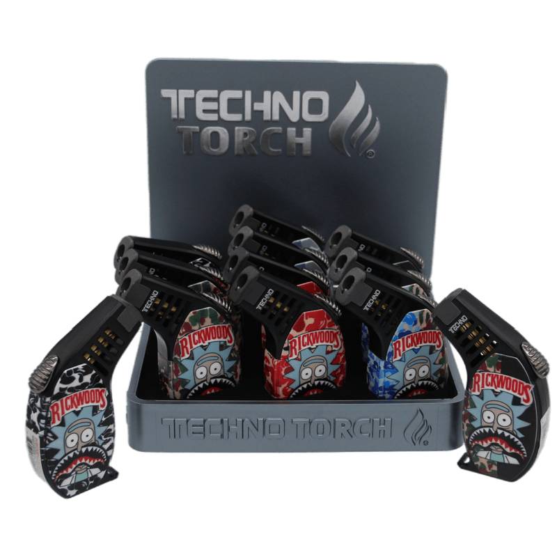 RW SLANT TORCH LIGHTER 12PCS IN A DISPLAY | Gotham Distro