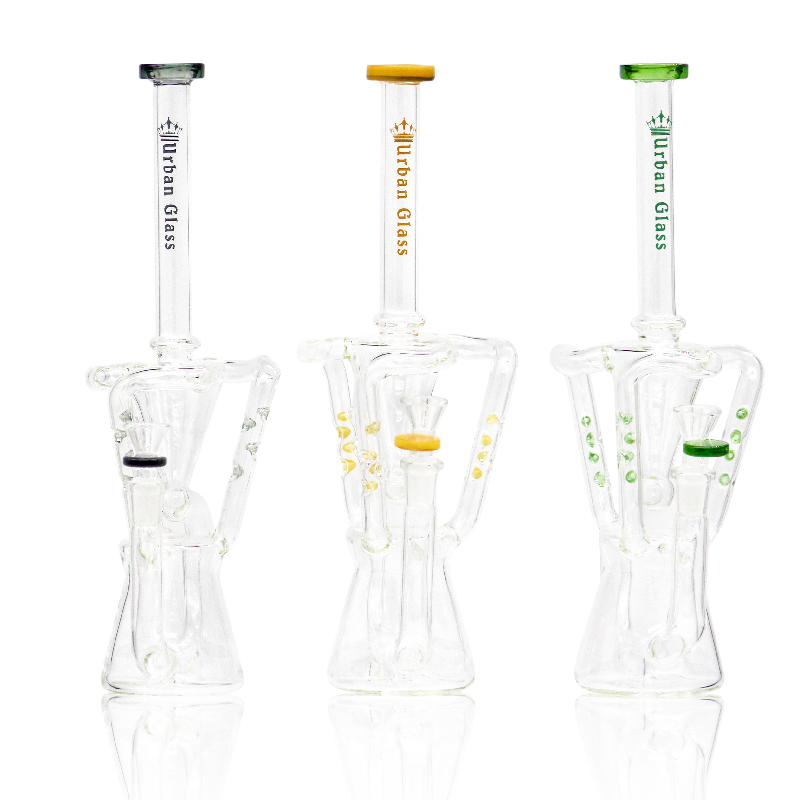 G 04057 URBAN GLASS WATERPIPE – Gotham Distro X OB Wholesale