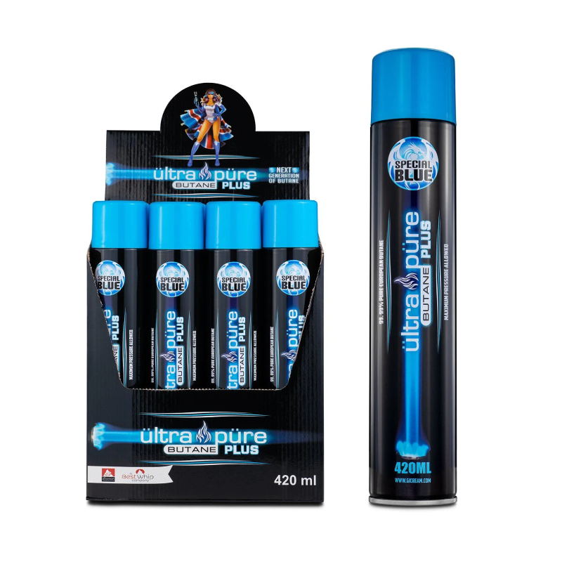 SPECIAL BLUE ULTRA PURE PLUS 420ML BUTANE - BOX OF 12 | Gotham Distro