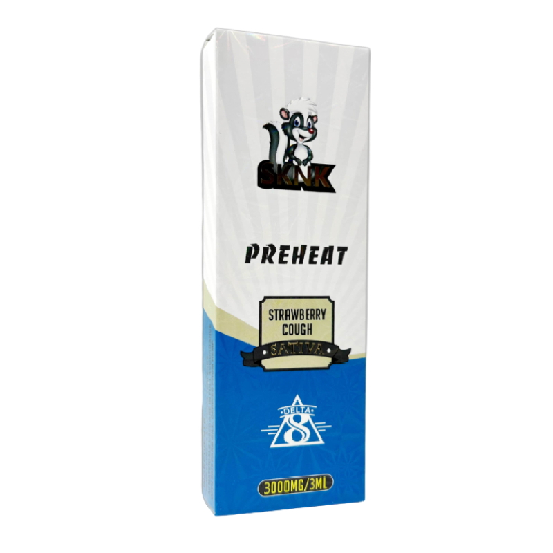 SKUNK D8 PRE HEAT 3000MG DISPOSABLE STRAWBERRY COUGH - BOX OF 10 ...