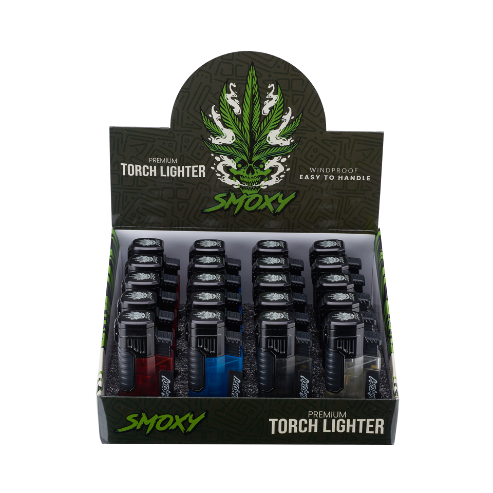 SMOXY TORCH LIGHTER VESTA 20CT DISPLAY | Gotham Distro
