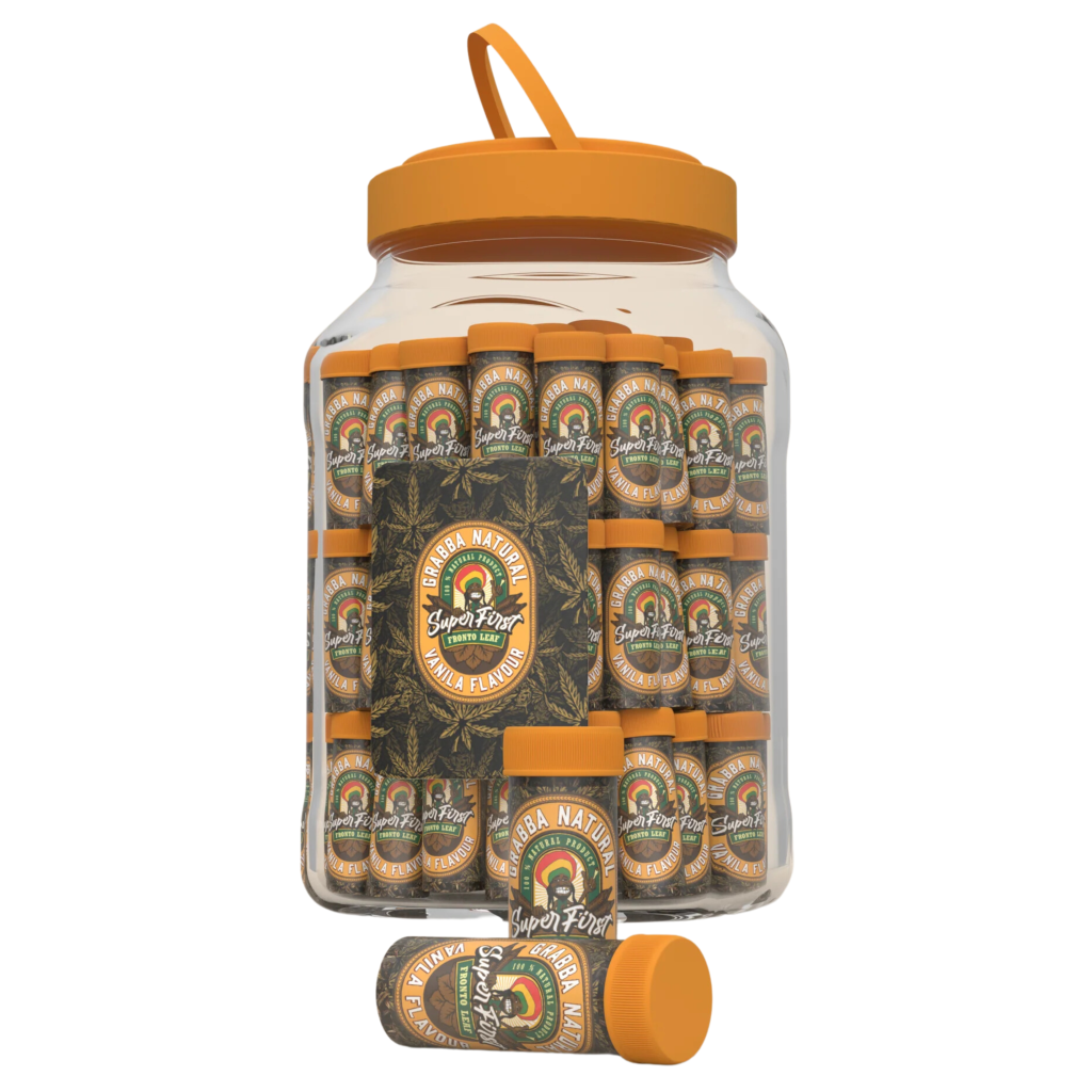 SUPER FIRST CRUSHED FRONTO GRABBA NATURAL VANILLA 50CT JAR | Gotham Distro