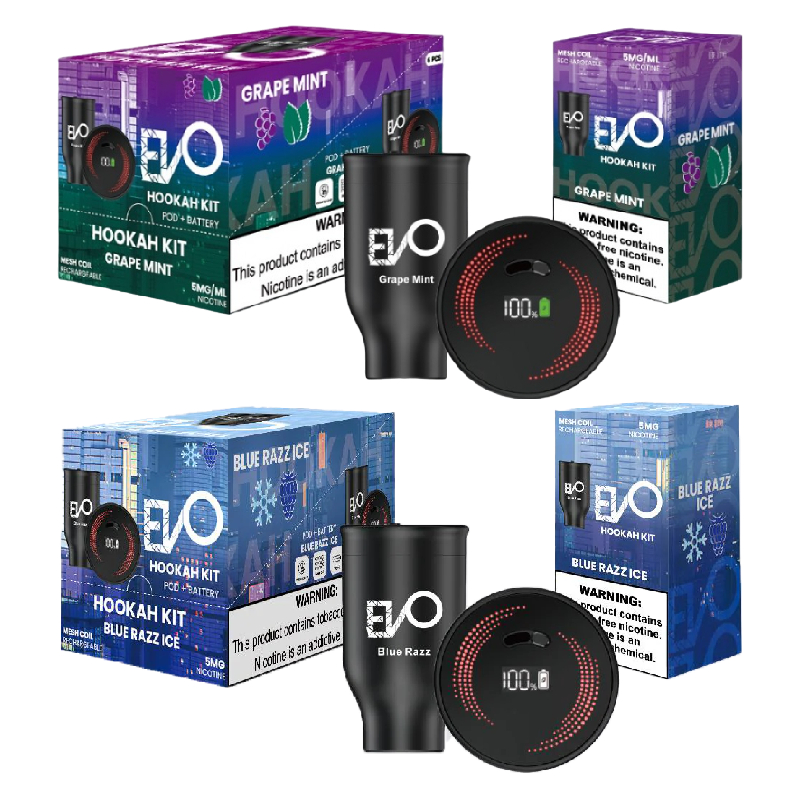 EVO HOOKAH KIT -BOX OF 6 | Gotham Distro
