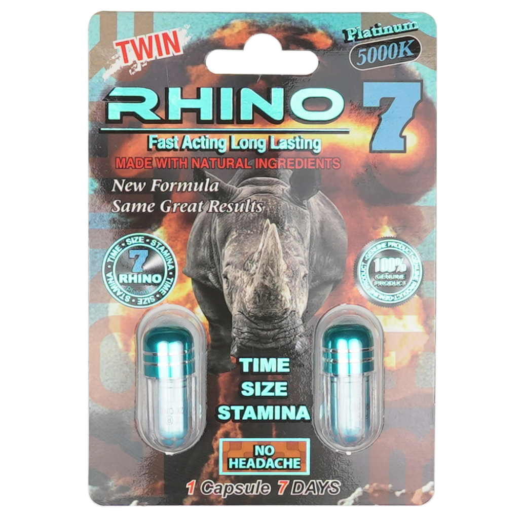 RHINO 7 PLATINUM 5000 2 PILL | Gotham Distro