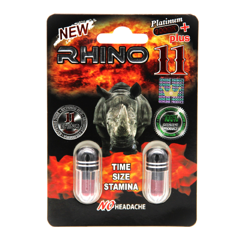 RHINO 11 PLATINUM 2 PILL | Gotham Distro