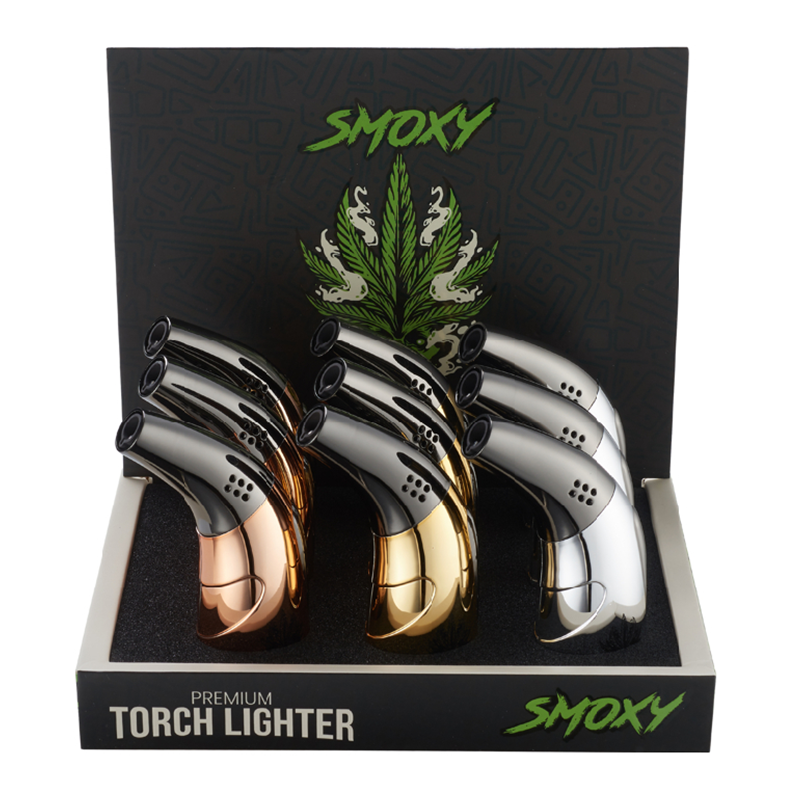 SMOXY TORCH LIGHTER CURVE 9CT DISPLAY | Gotham Distro