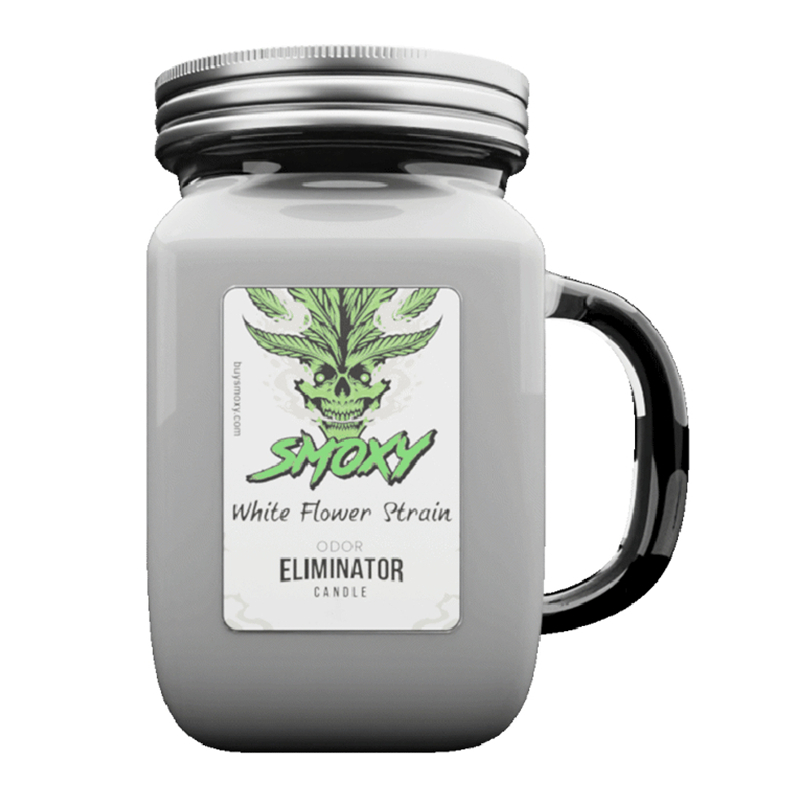SMOXY CANDLE 13OZ WHITE FLOWER STRAIN | Gotham Distro