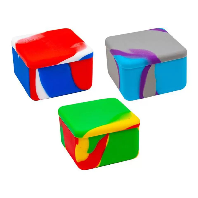 SILICONE CONTAINER SQUARE | Gotham Distro
