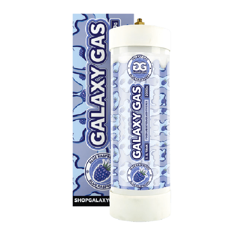 GALAXY GAS 3.3L TANK NITROUS OXIDE N2O 2000G BLUE RASPBERRY -BOX OF 2 ...
