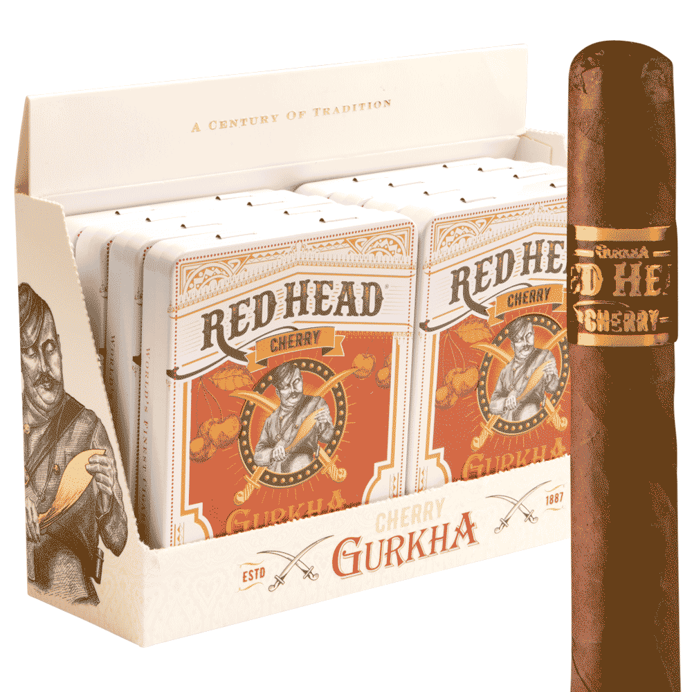 GURKHA CAFE TABAC RED HEAD CHERRY CO 60CT (10 TINS OF 6) | Gotham Distro