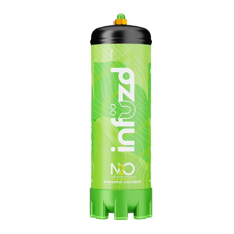 INFUZD WHIP CREAM CHARGER 1364G 2.2L TANK - PINEAPPLE COCONUT -BOX OF 4 ...