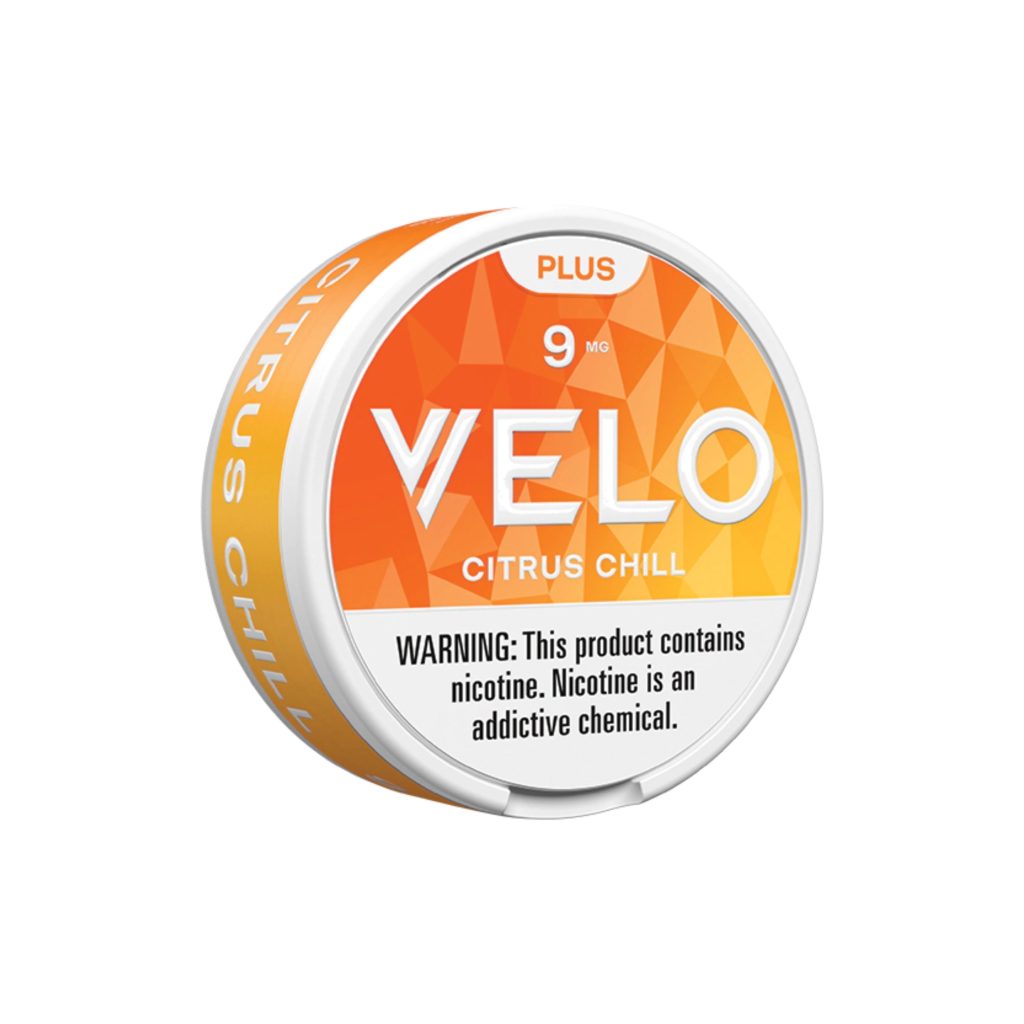 VELO PLUS NICOTINE POUCHES CITRUS CHILL 9MG -PACK OF 5 | Gotham Distro