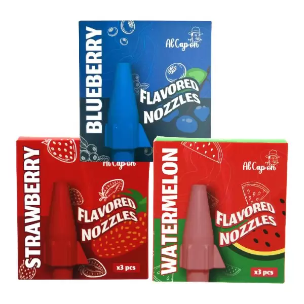 AL CAP ON FLAVORED NOZZLES – BOX OF 3 | Gotham Distro